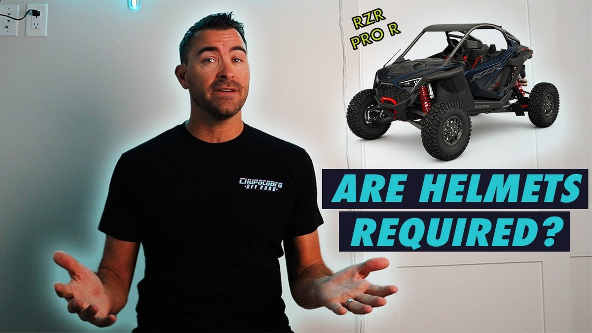 YOU DON'T NEED A HELMET?! THE NEW RZR PRO R QUESTIONS HELMET LAWS | CH ...