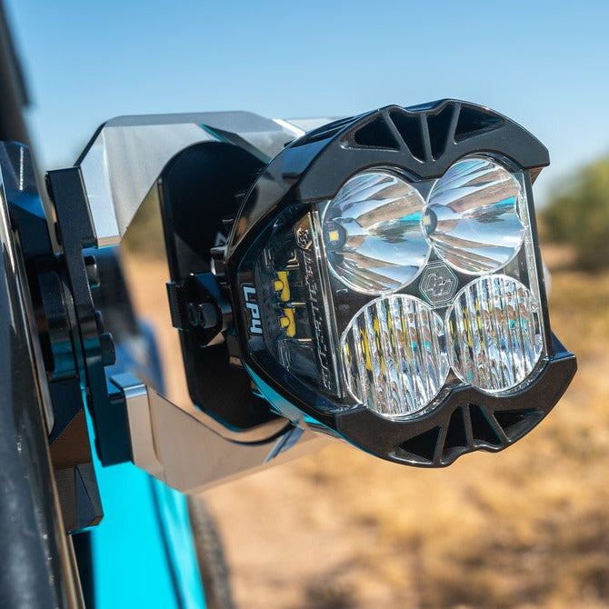 Cuero Race Mirror / Baja Designs LP4 Light Combo – Chupacabra Offroad